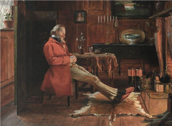 William Verplanck Birney | By the fire (1909) | MutualArt