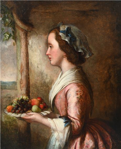 Edward Hughes | Portrait of Jane Emilia Lloyd (1880) | MutualArt