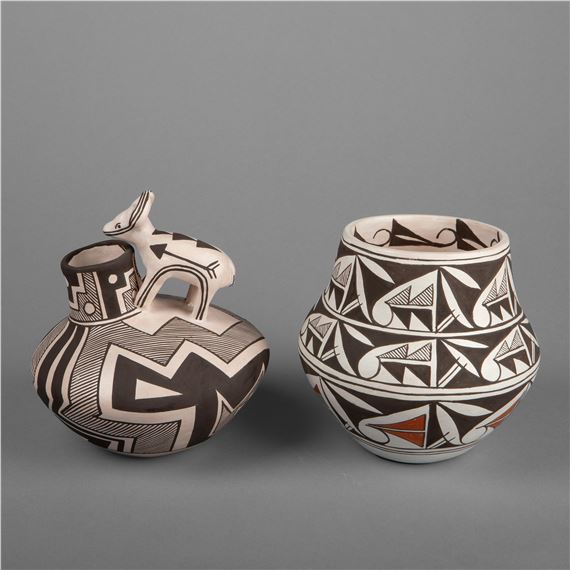 Ethel Shields | Pair of Pottery Jars | MutualArt
