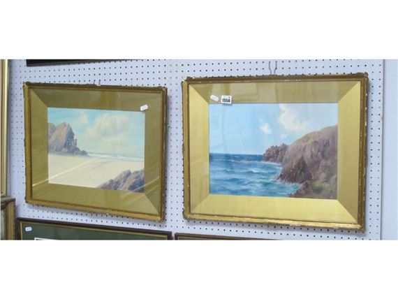 R Cooper | Rocky Coastal Scene | MutualArt