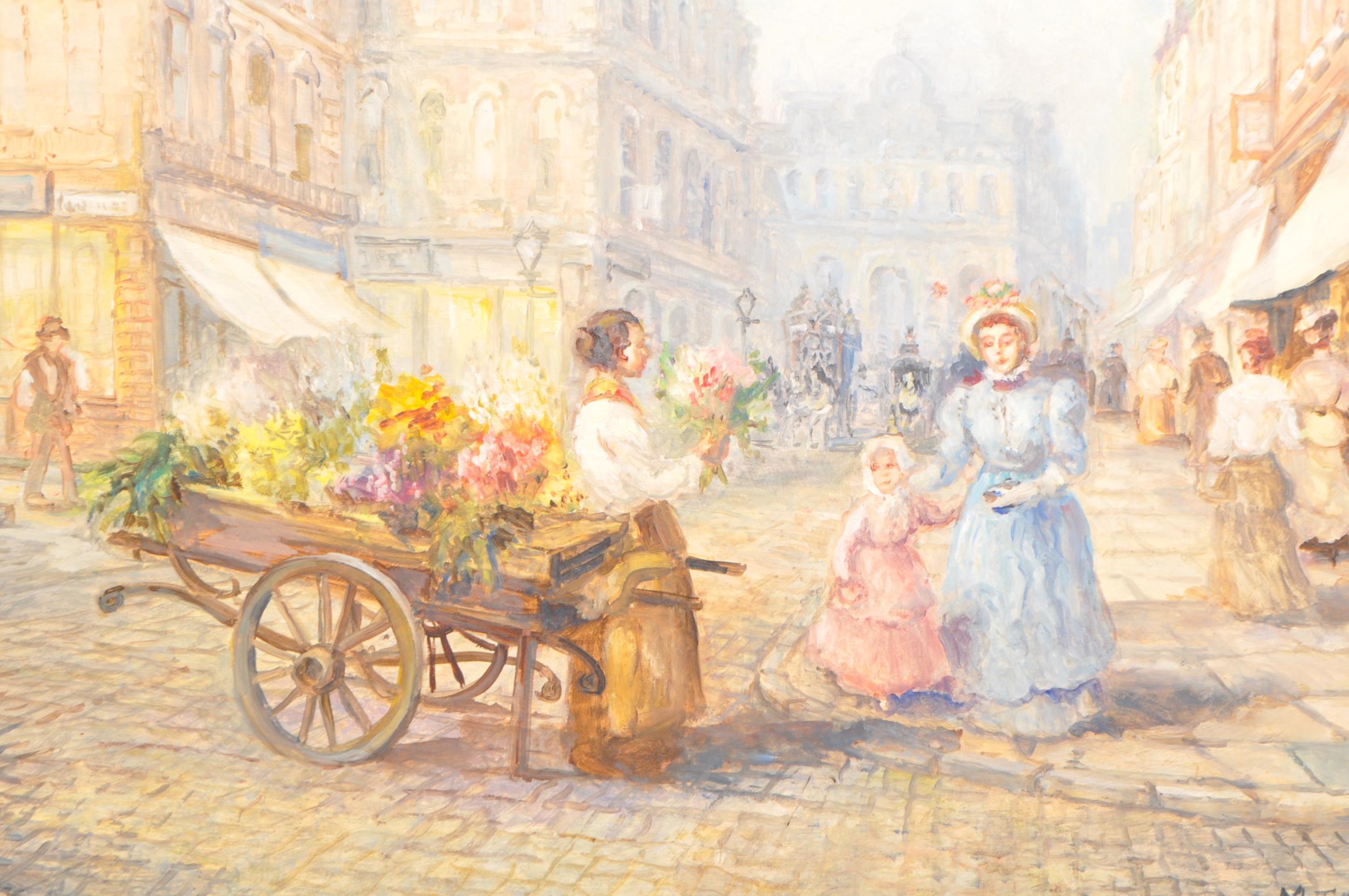 M. J. Rendell | The Flower Seller (20th Century) | MutualArt