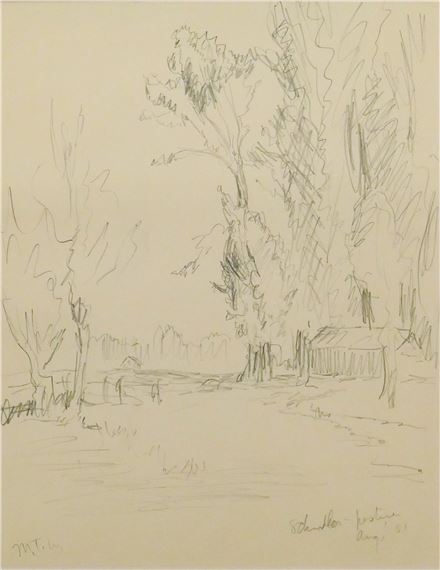 Melville T. Wire | Schindler Pasture (1951) | MutualArt