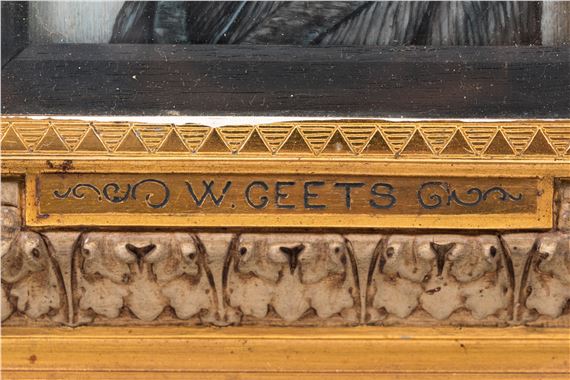 Willem Geets | Portrait of his wife Emilie de Bruyne (1889) | MutualArt