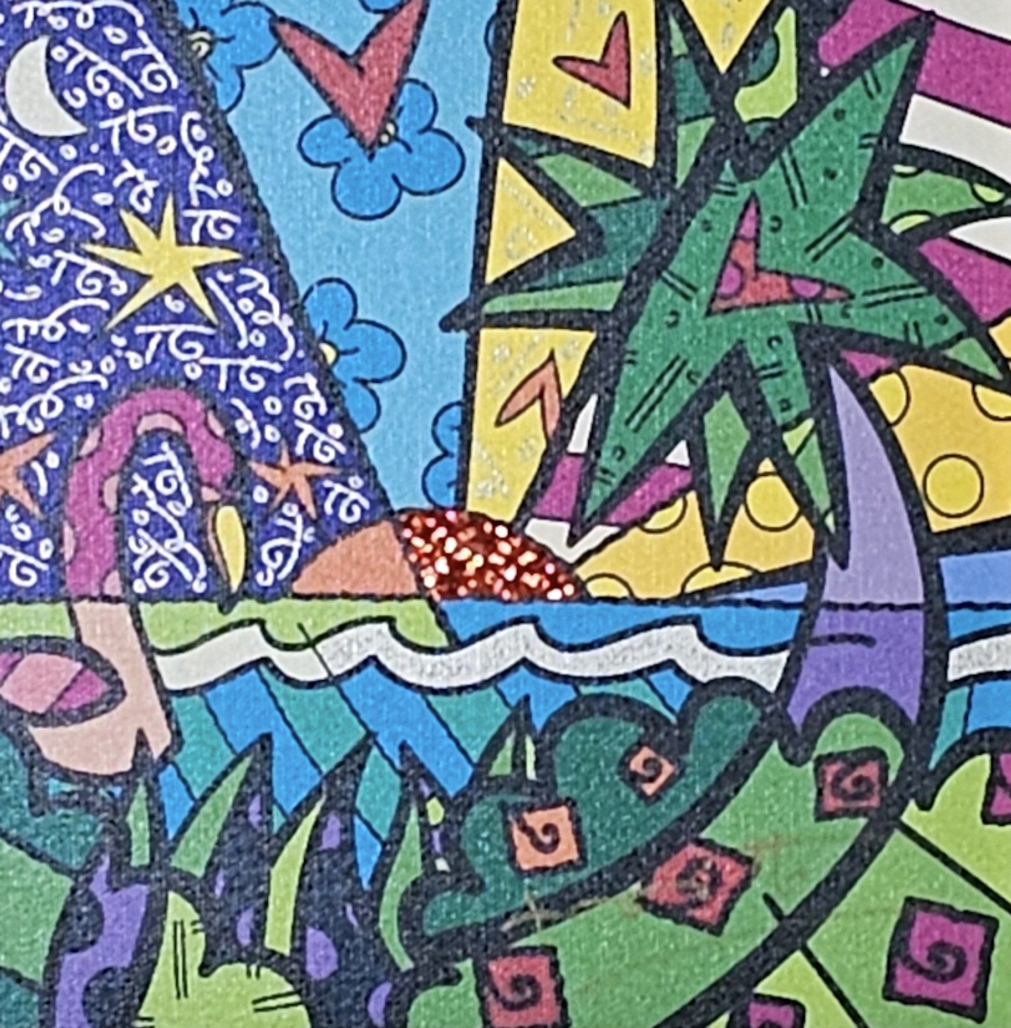 Romero Britto | GREEN EVERGLADESM | MutualArt