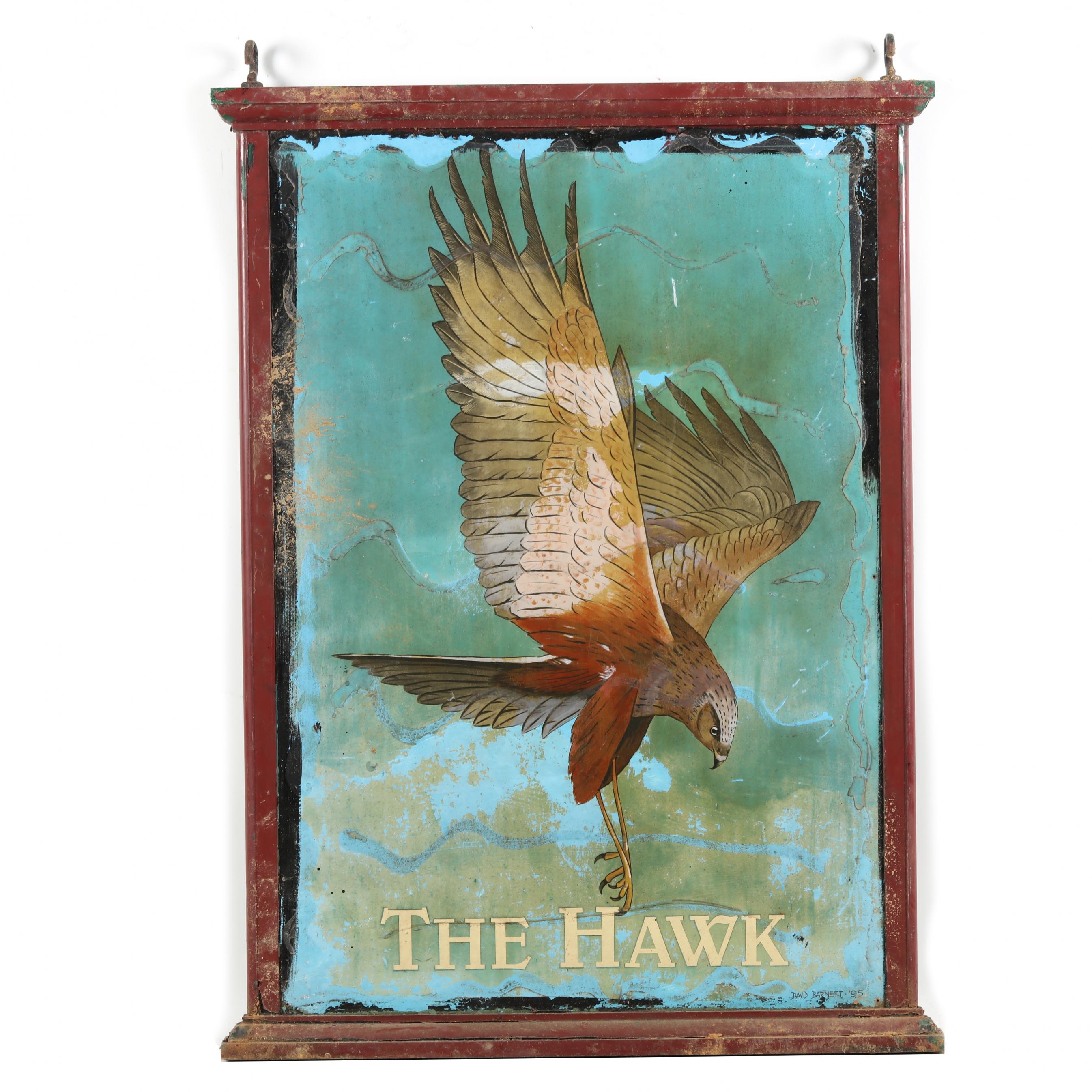 David Barnett | The Hawk Double-Sided Pub Sign | MutualArt