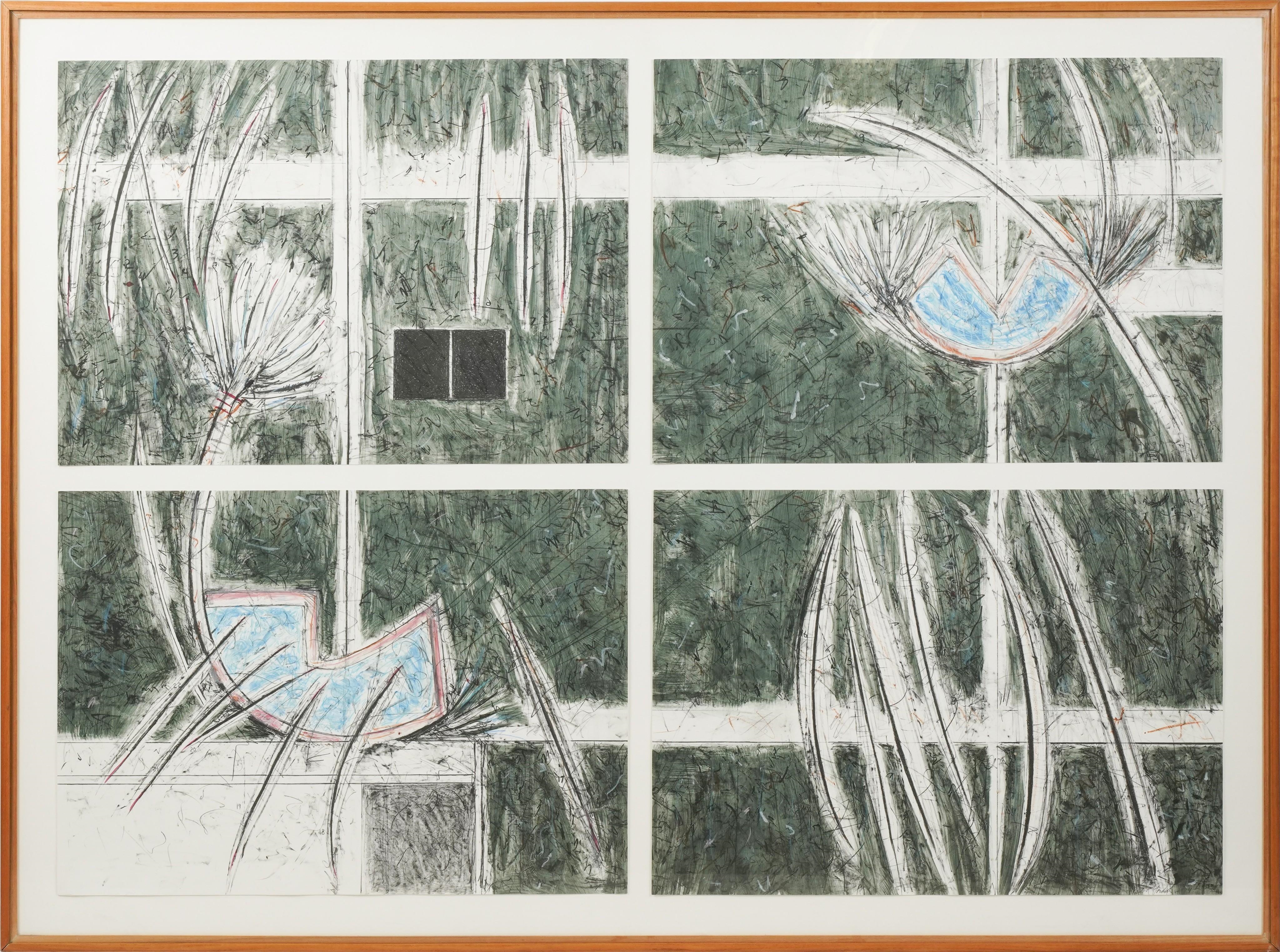Shea Gordon | : Lily Pierced Pools (Quadriptych) | MutualArt