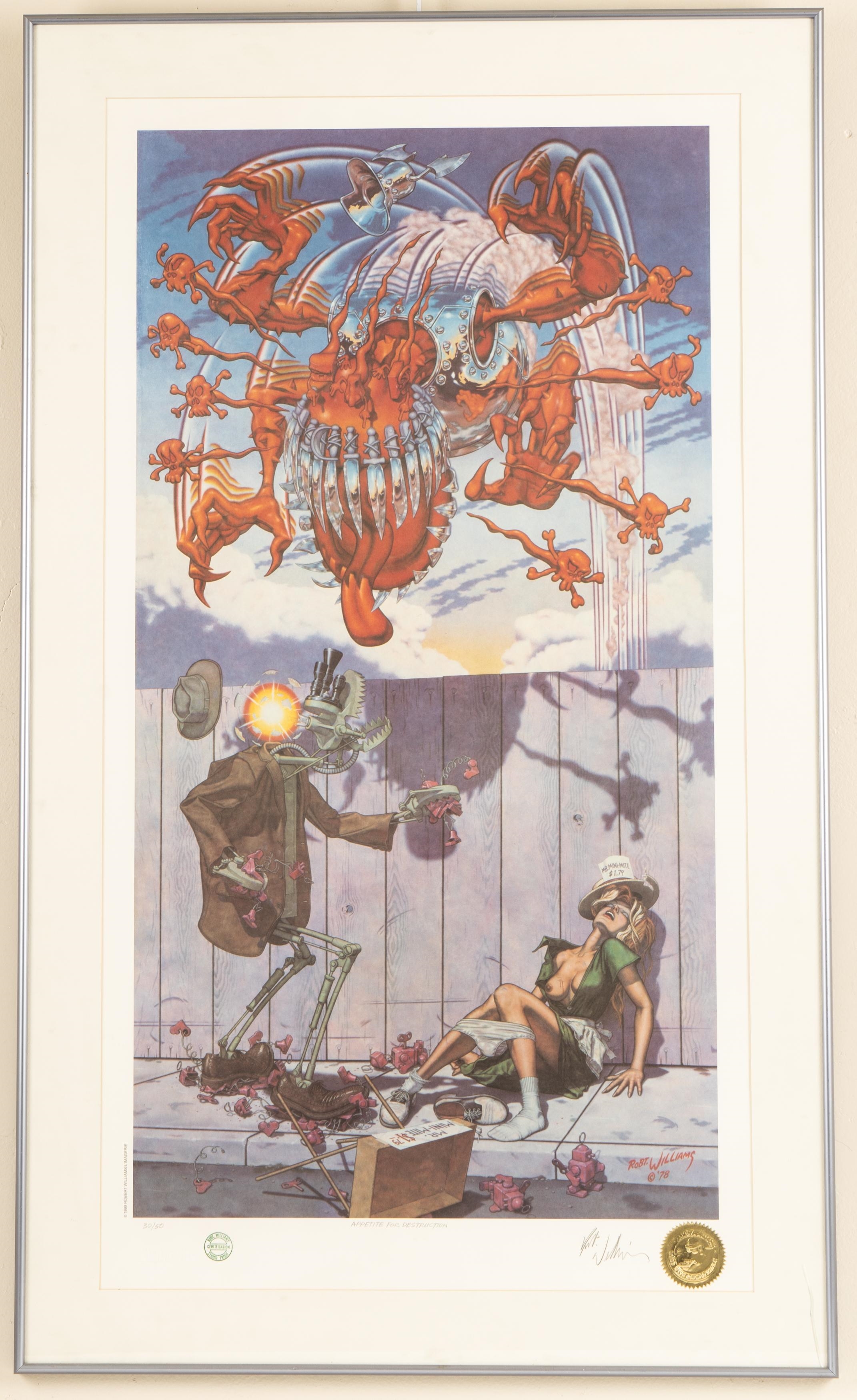 Robert Williams | : Appetite for Destruction (1989) | MutualArt