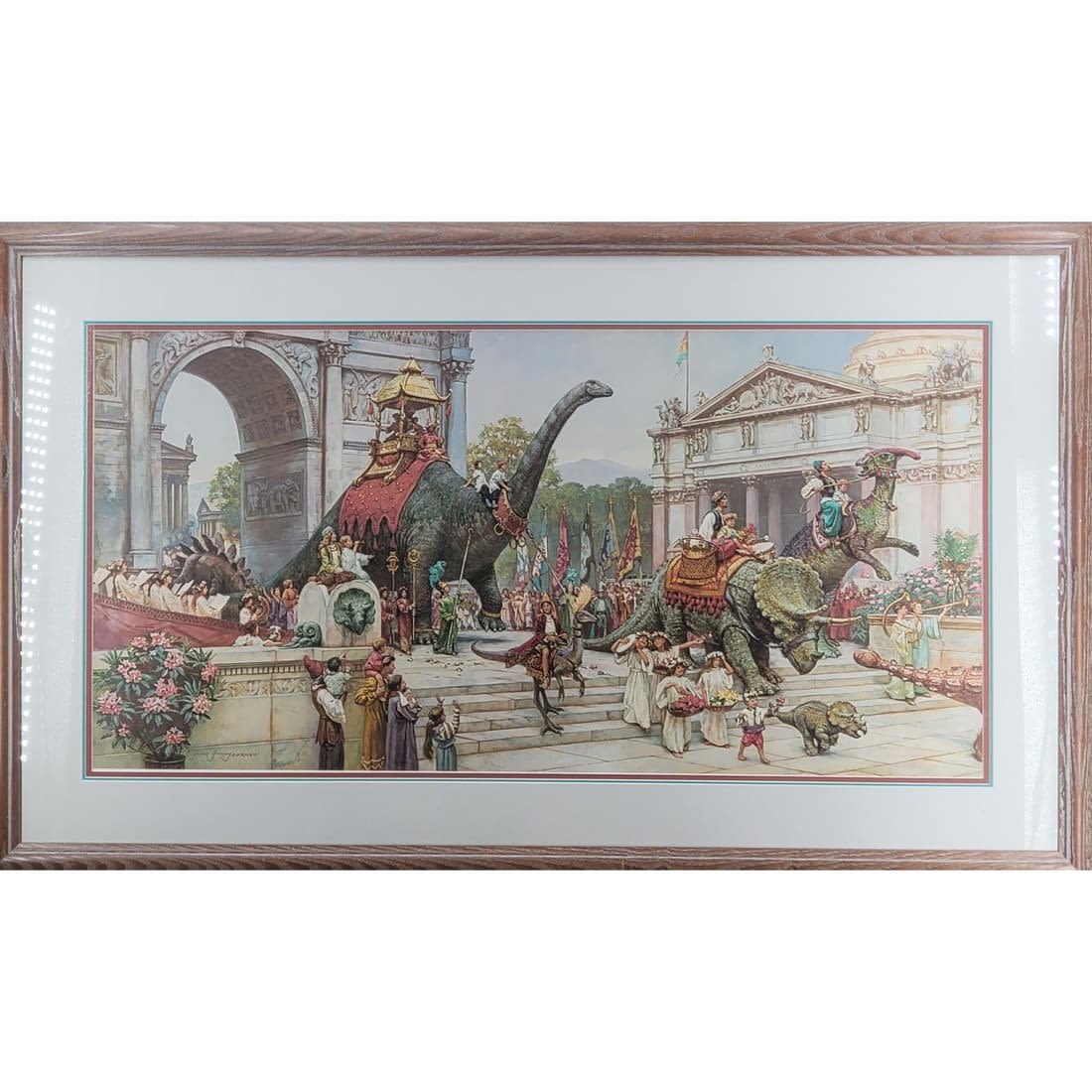 James Gurney | Dinosaur Parade (1958) | MutualArt