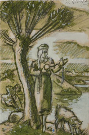 Niklavs Strunke | Pie vītola (1963) | MutualArt