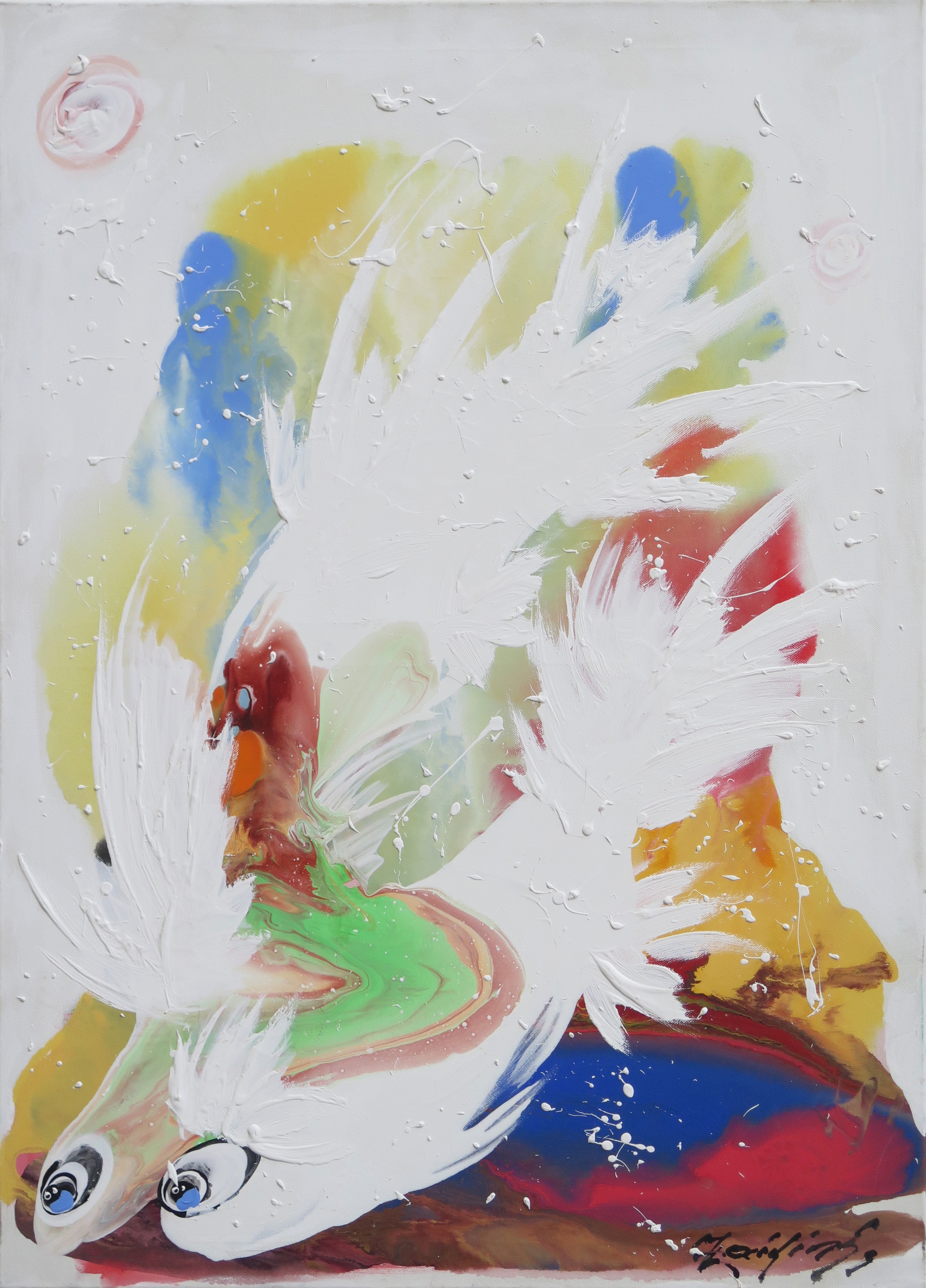 Ivars Zaikins | Baltie putni | MutualArt