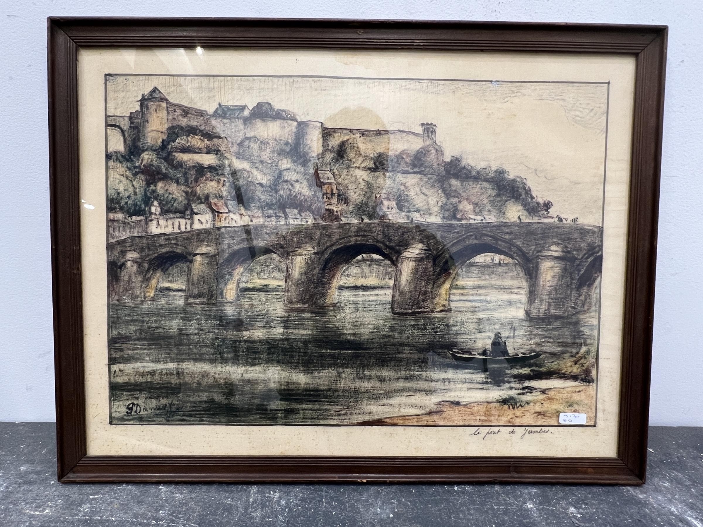 Albert Dandoy | Le pont de Jambes | MutualArt