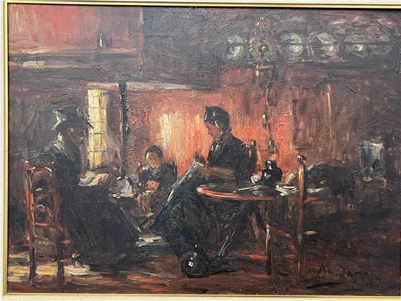 Armand Jamar | Scène d'intérieur (1935) | MutualArt