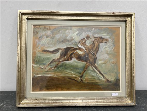 Paul Mak | Jockey en pleine course | MutualArt