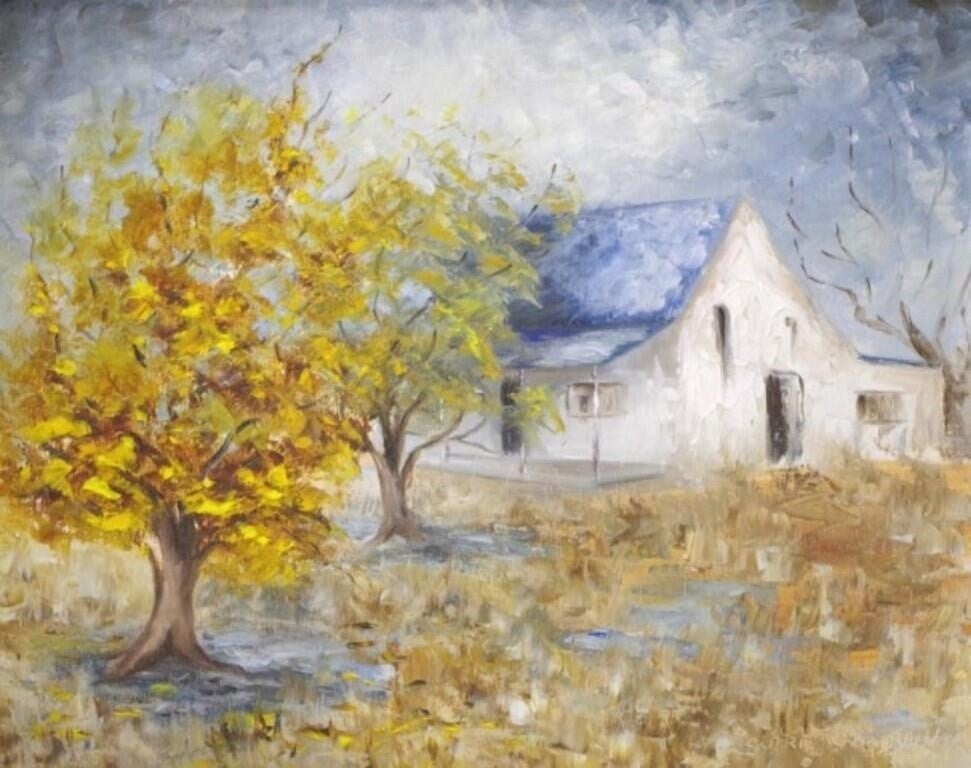 Clare Goodwin | Homestead in the Rain | MutualArt