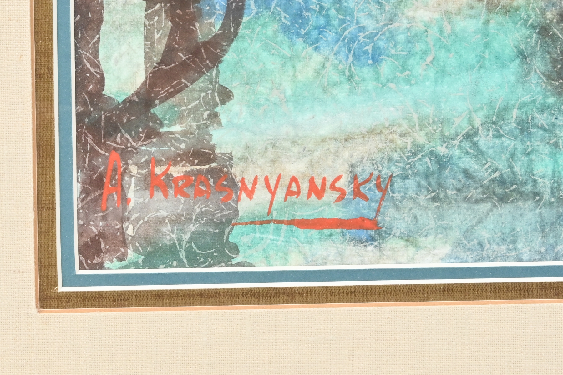 Anatole Krasnyansky | KRASNYANSKY, Anatol, (Russian, b. 1930) (1933 ...