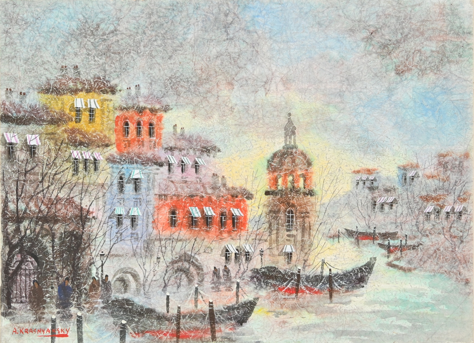 Anatole Krasnyansky | ''France Near Town of Crest'' | MutualArt
