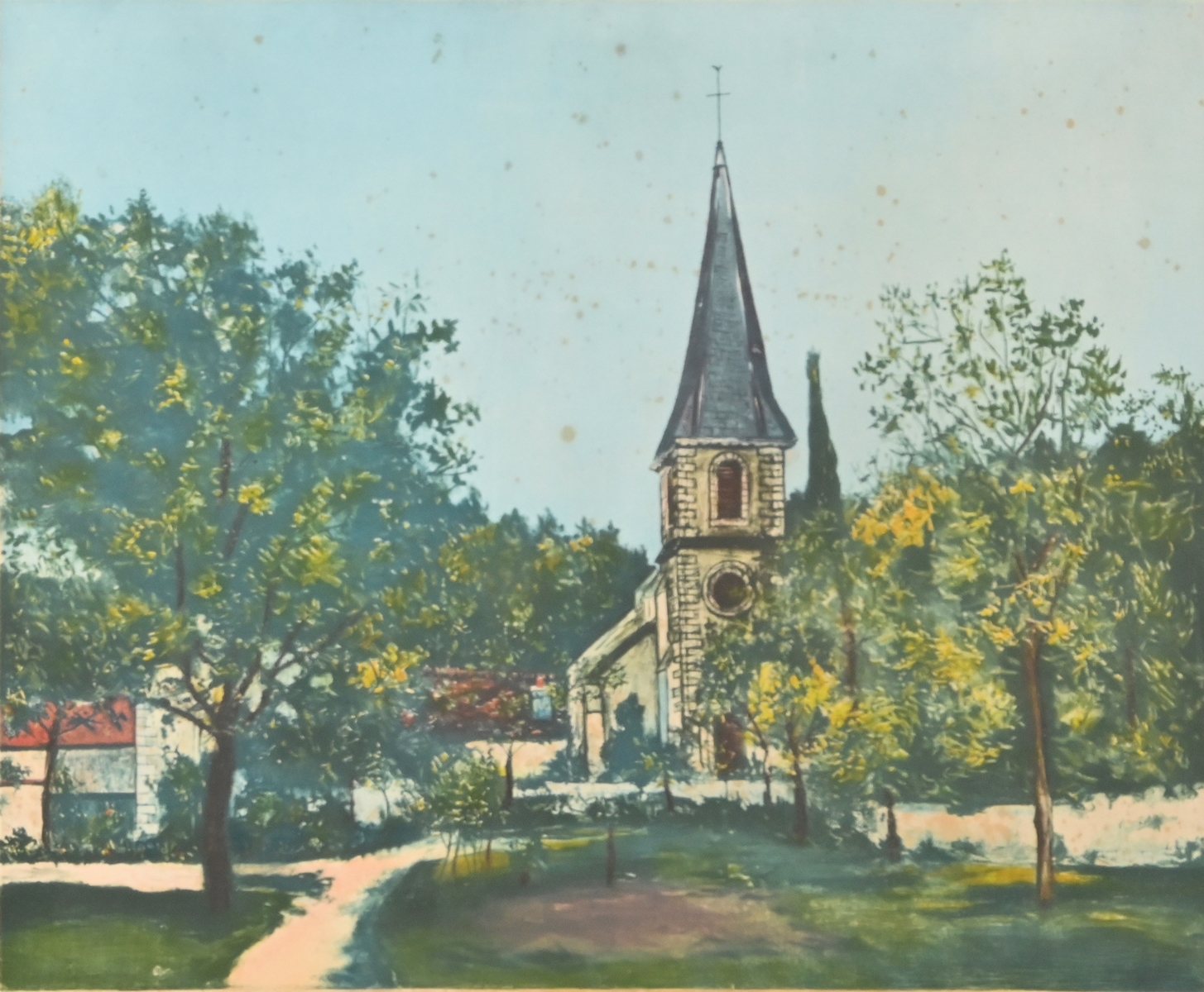 Maurice Utrillo | Le lapin agile sous la neige | MutualArt