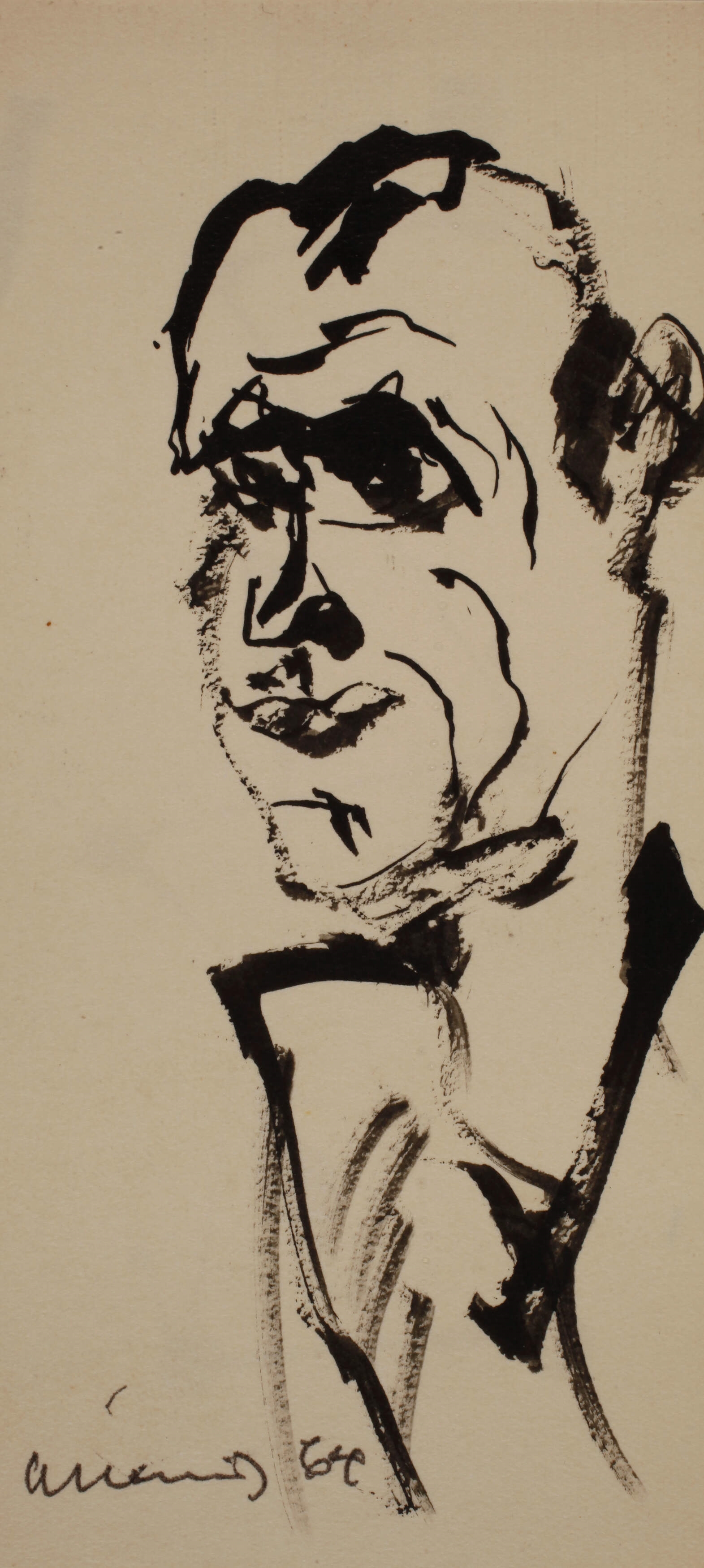 Albert Hennig | Herrenportrait (1964) | MutualArt