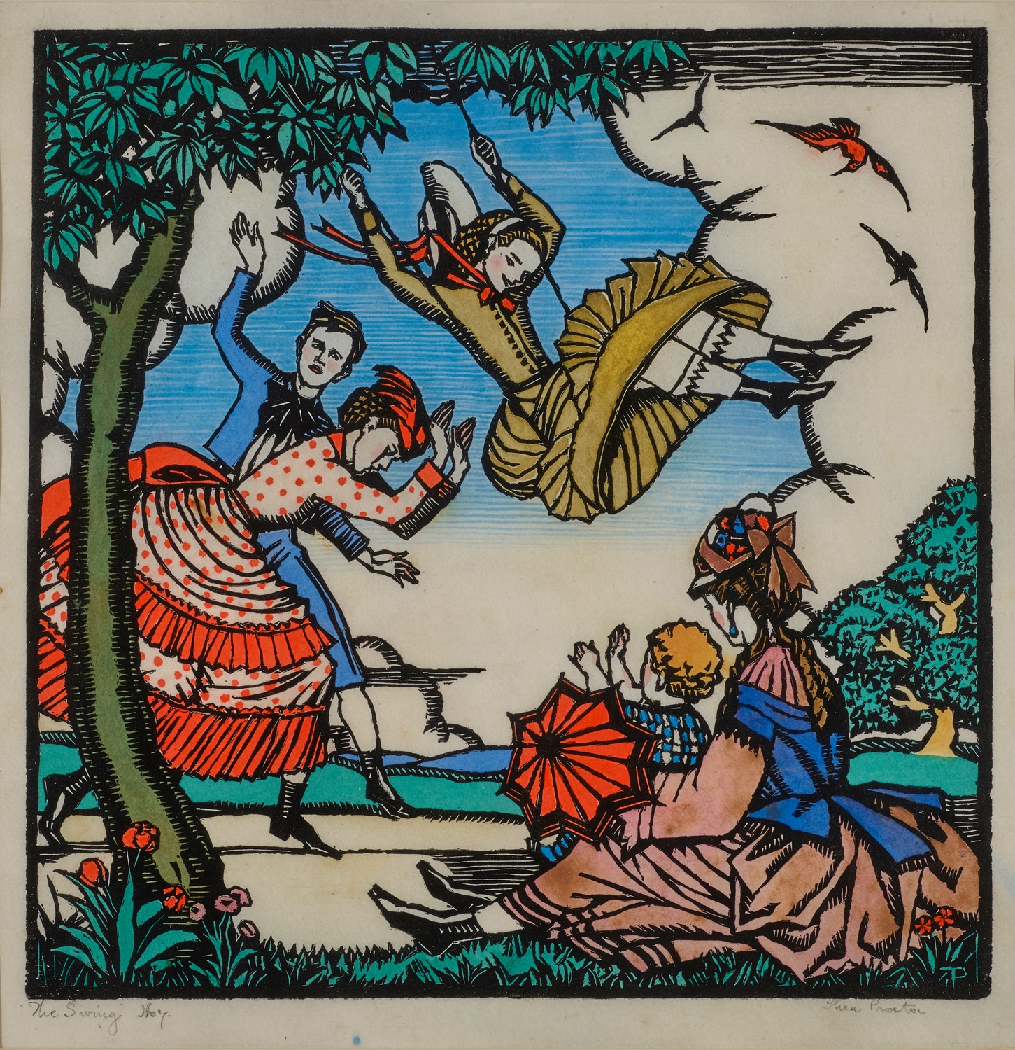 Thea Proctor | The Swing (1925) | MutualArt