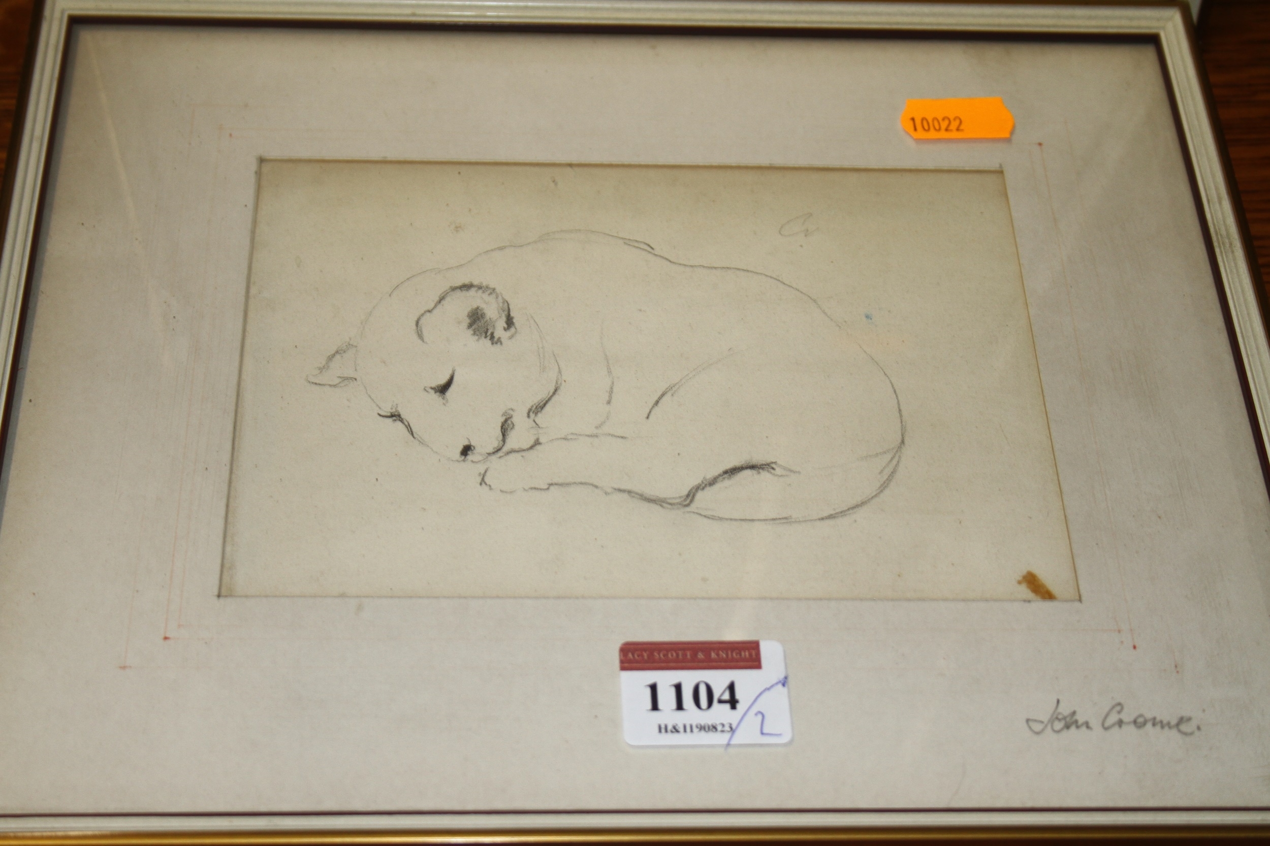 John Crome | sleeping lion cub | MutualArt