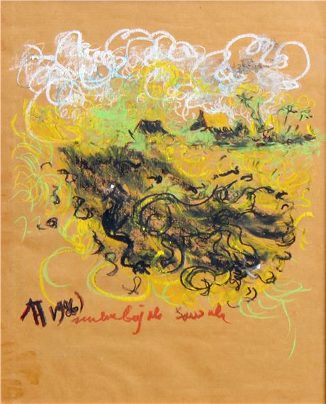 Affandi | Self portrait (1975) | MutualArt