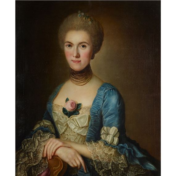 Alexander Roslin | Portrait présumé de Mademoiselle de Fontenay (1784 ...
