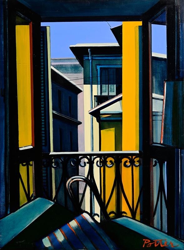 George Potter | My Roman Balcony (1992) | MutualArt