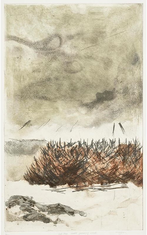 Cian McLoughlin | Rust Trees under Gathering Clouds | MutualArt