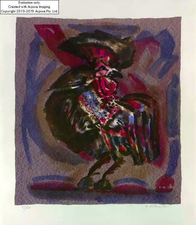 Michael Rothenstein | Cockerel in Bright Colours | MutualArt