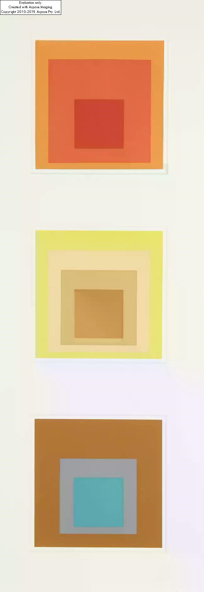 Josef Albers | Homage to the Square (Orange) (1979) | MutualArt