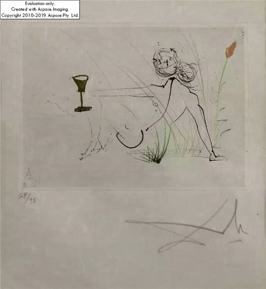 Salvador Dalí | Lady sitting (1968) | MutualArt