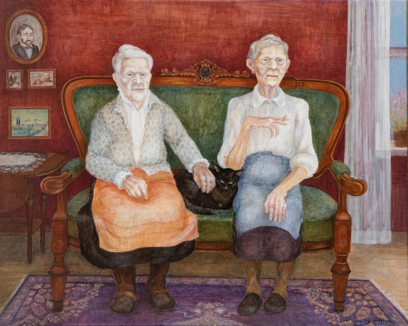 Helle-Vibeke Erichsen | Face of an old lady (1982) | MutualArt