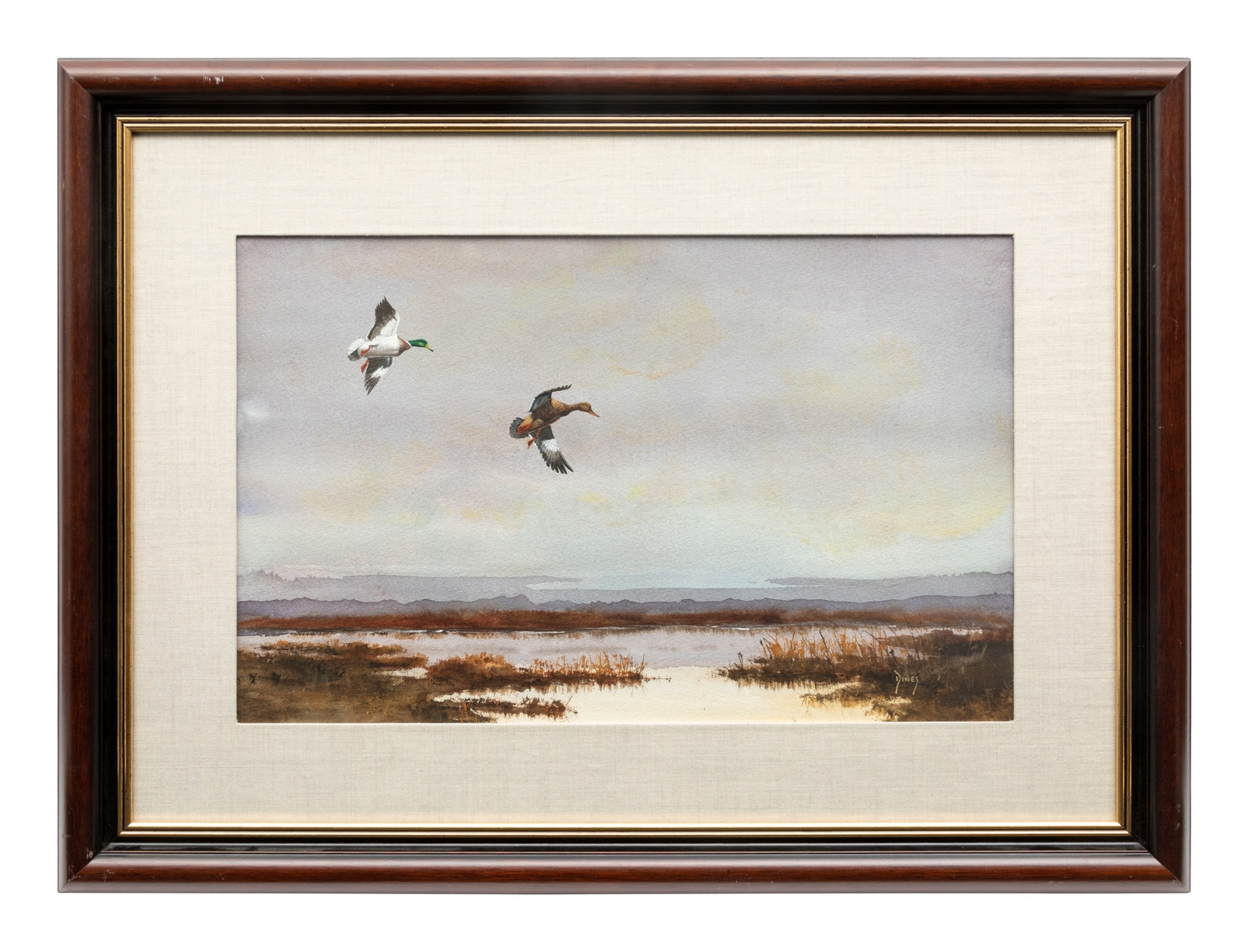 Bruce Dines | Delta Country Ducks | MutualArt