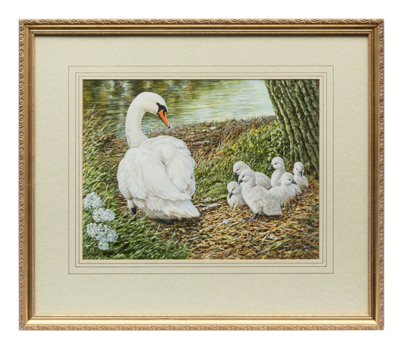 Michael Kitchen Hurle | Whistling Swans (1991) | MutualArt