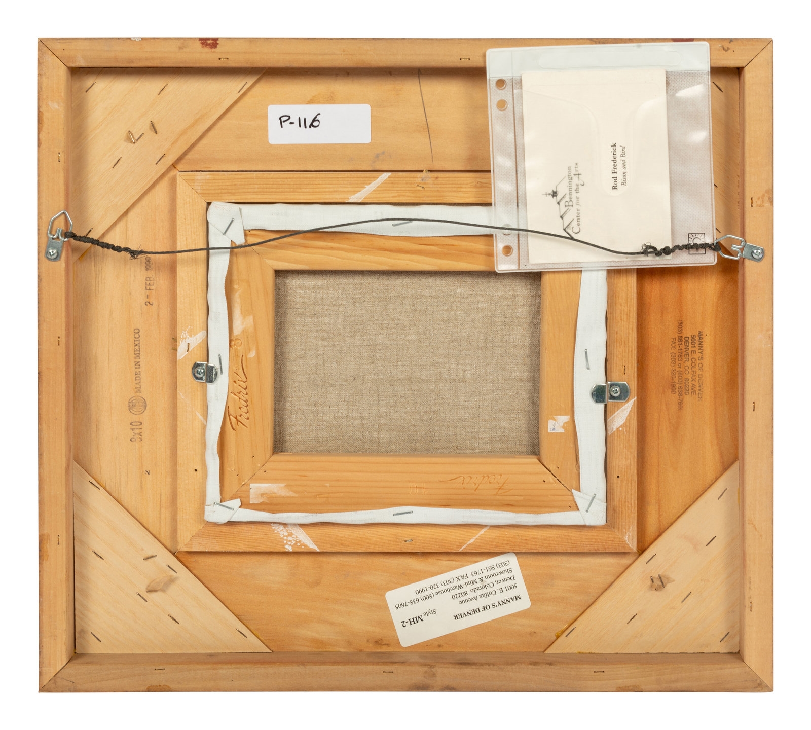 Rod Frederick | Bison and Bird (2003) | MutualArt