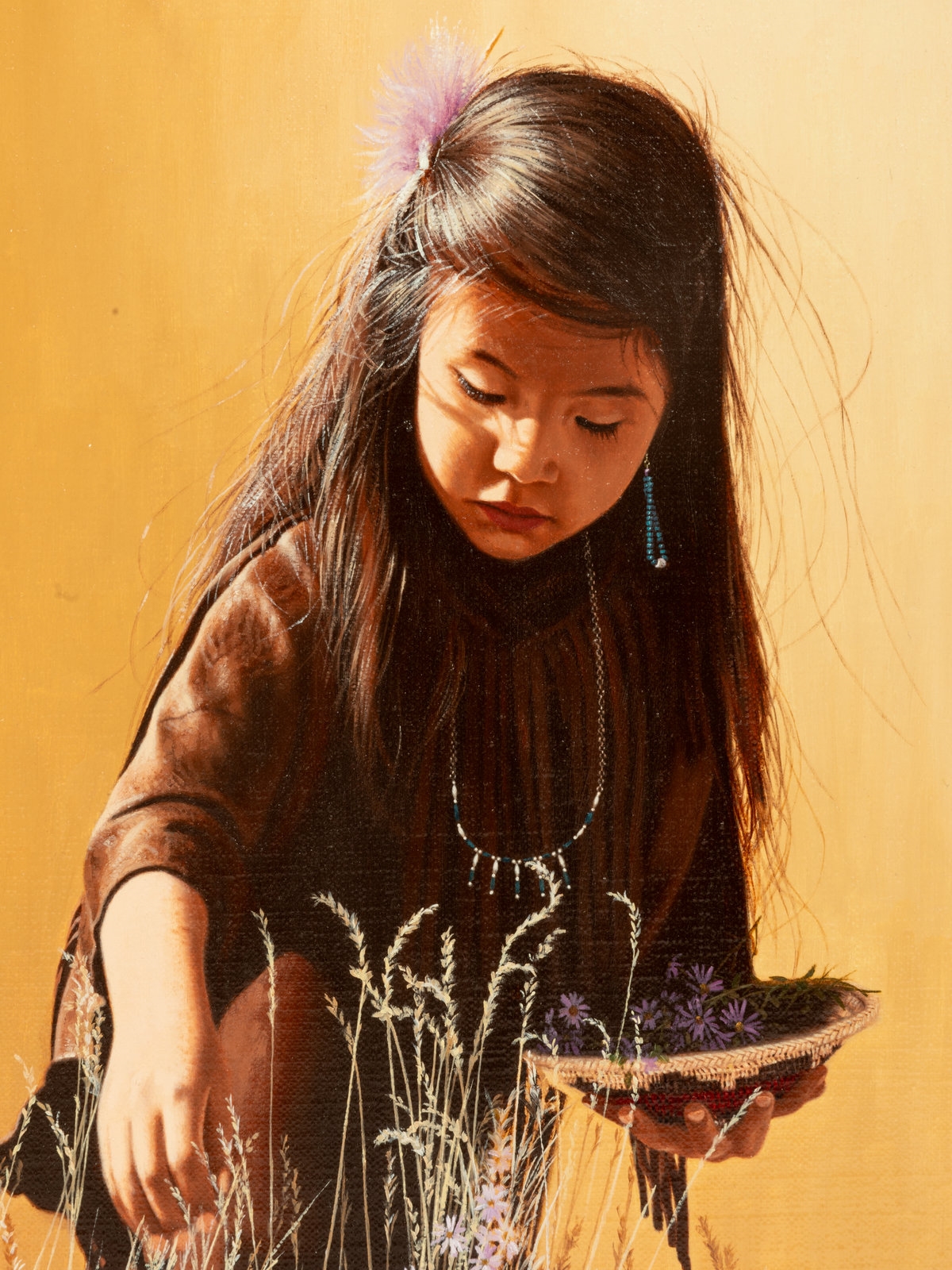 Larry Riley | Flower Girl | MutualArt