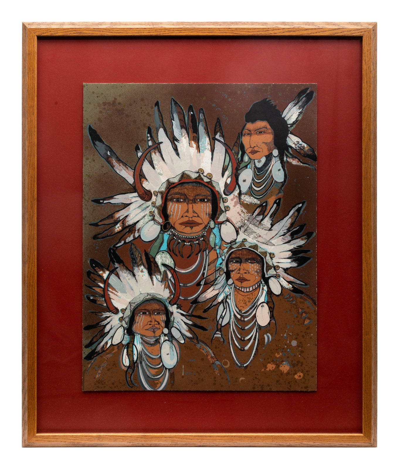 Kevin Red Star | Four Sioux Chiefs | MutualArt