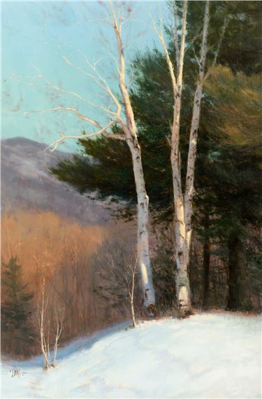 Timothy R. Thies | Winter Birches (2000) | MutualArt