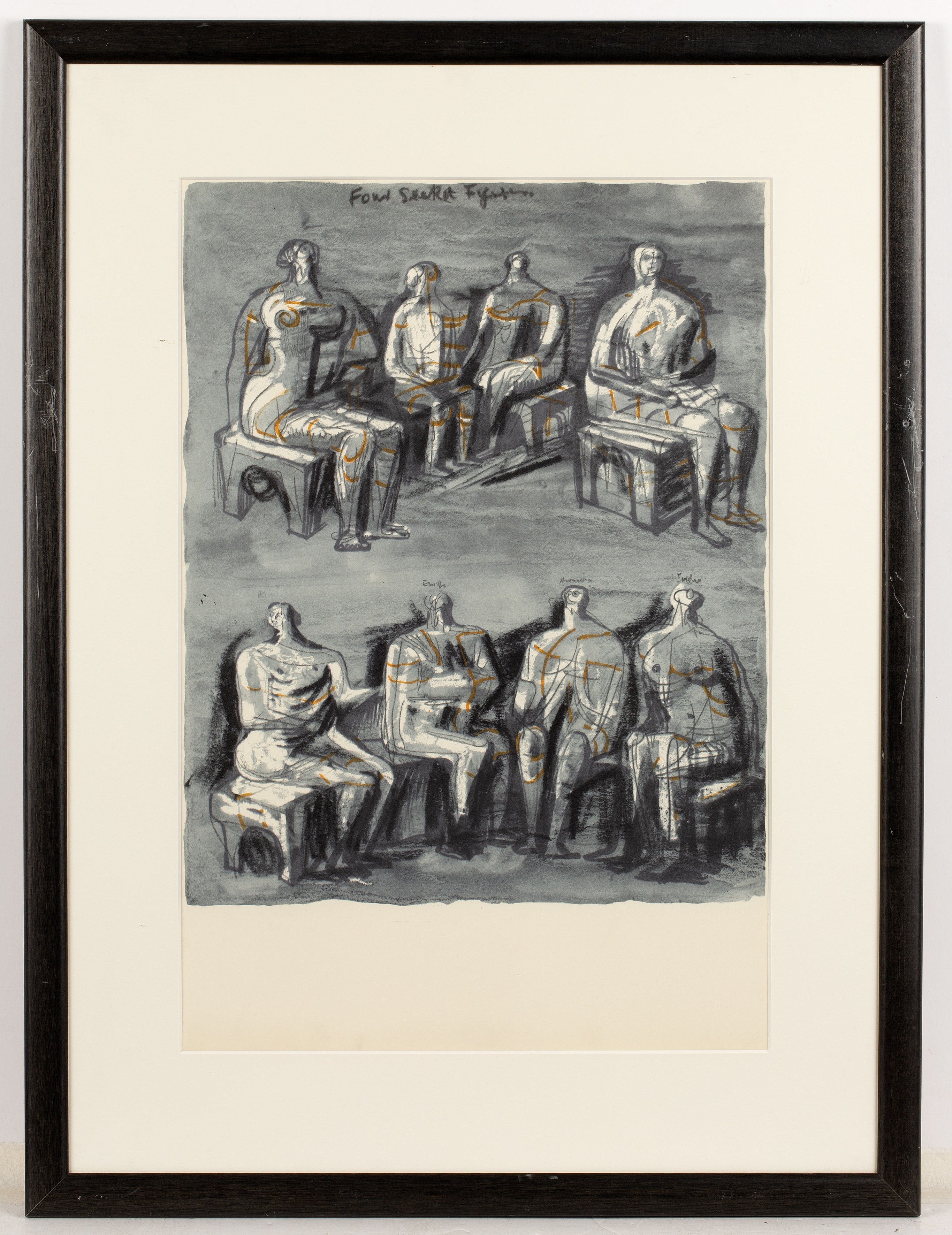 Henry Moore | Four Seated Figures as the Four Continents, 1958 (1958 ...