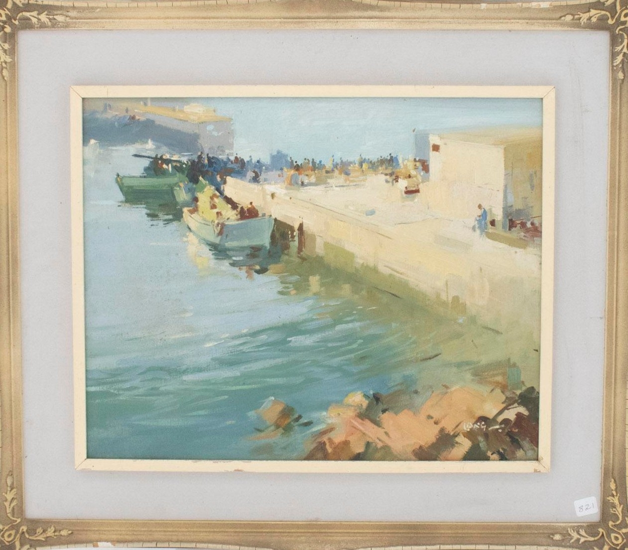 George Ernest Lang | At the Port | MutualArt