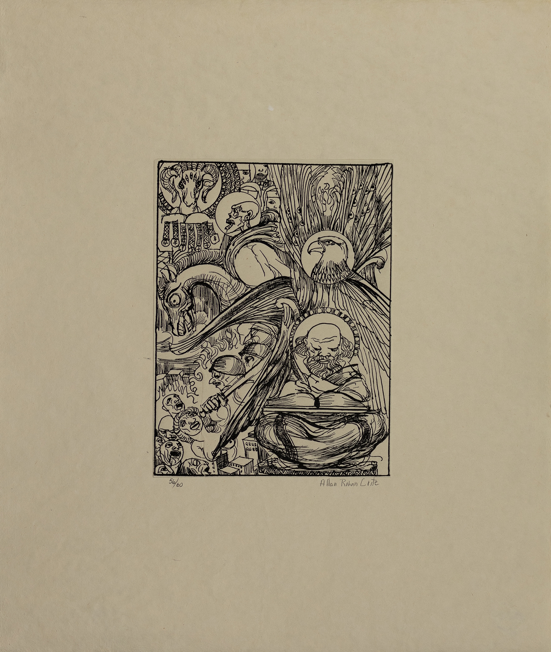 Allan Rohan Crite | From the Revelation of St. John the Divine series ...
