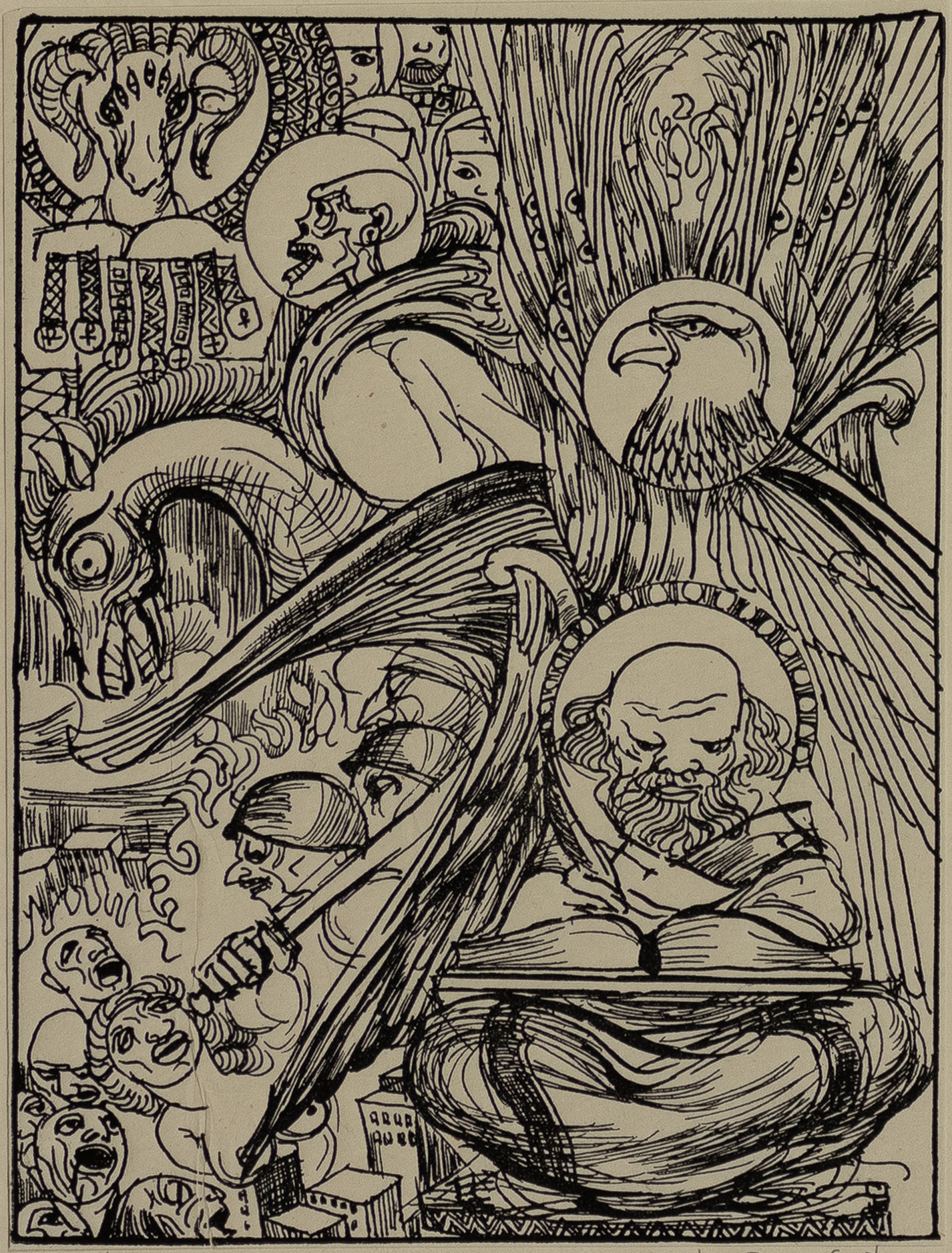 Allan Rohan Crite | From the Revelation of St. John the Divine series ...