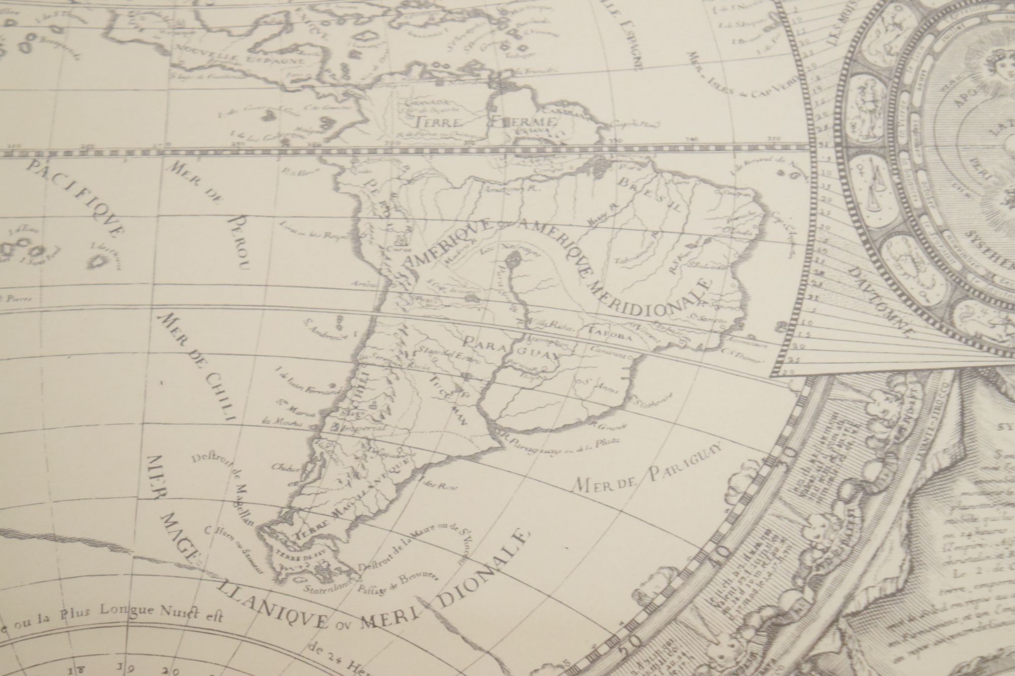 Claude-Auguste Berey | Modern reproduction map of Earth | MutualArt