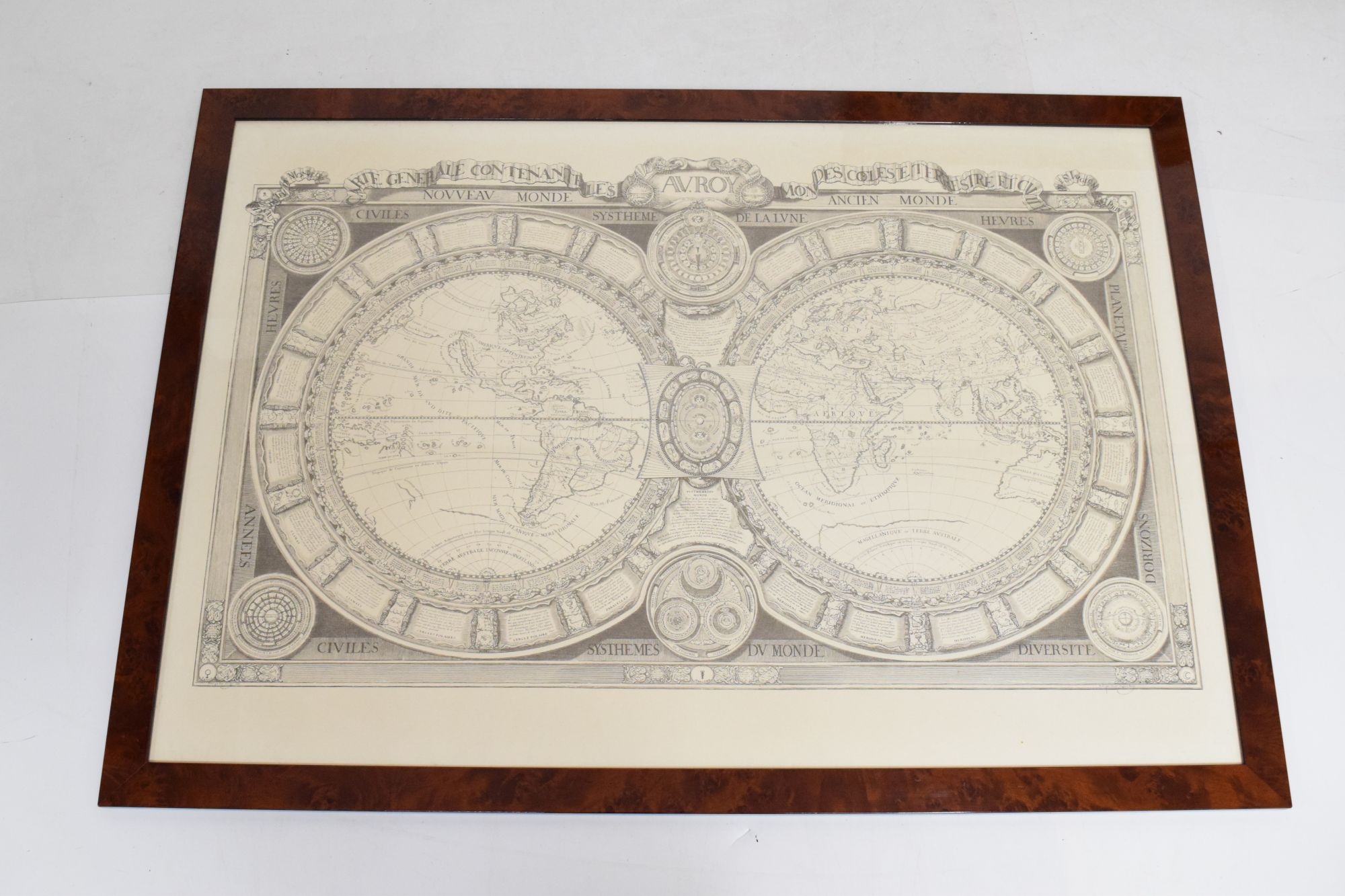 Claude-Auguste Berey | Modern reproduction map of Earth | MutualArt