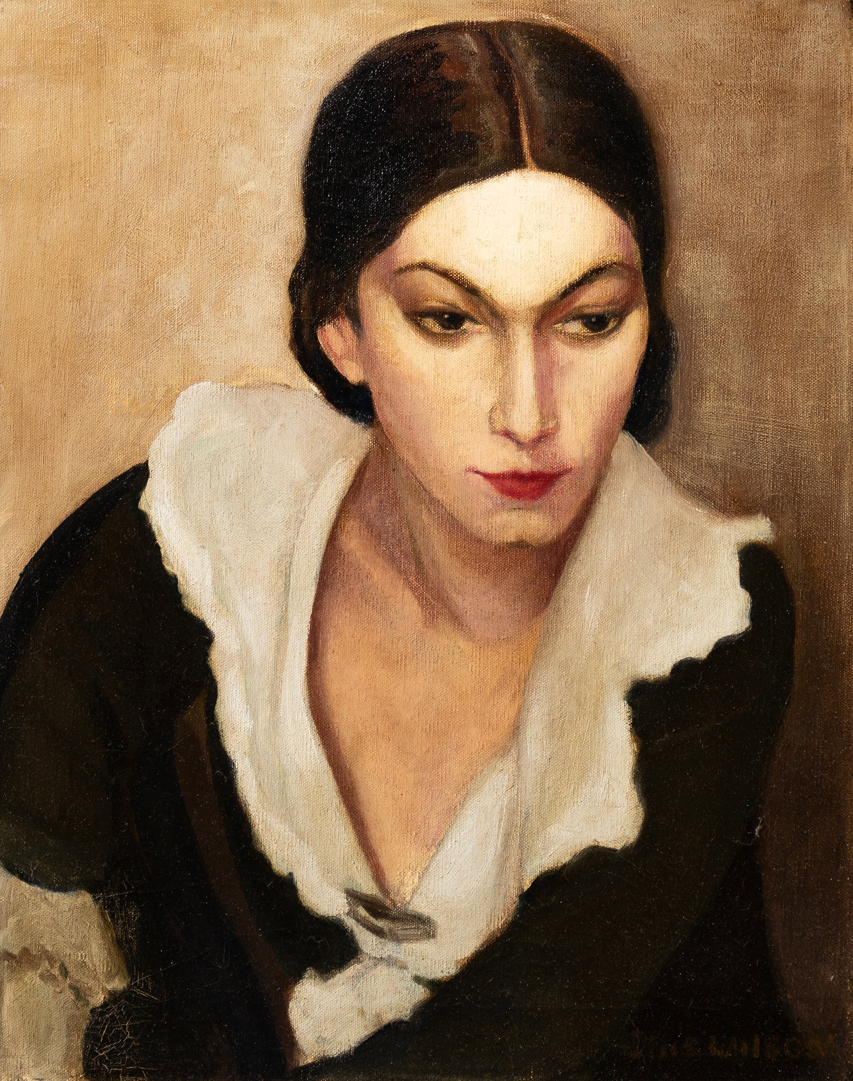 Ellis Wilson | Portrait of Margot Fonteyn (1945 - 1950) | MutualArt