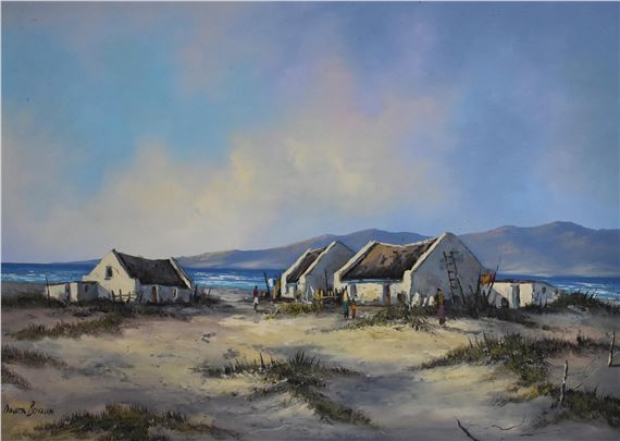 Don Benzien | Fishing Village | MutualArt