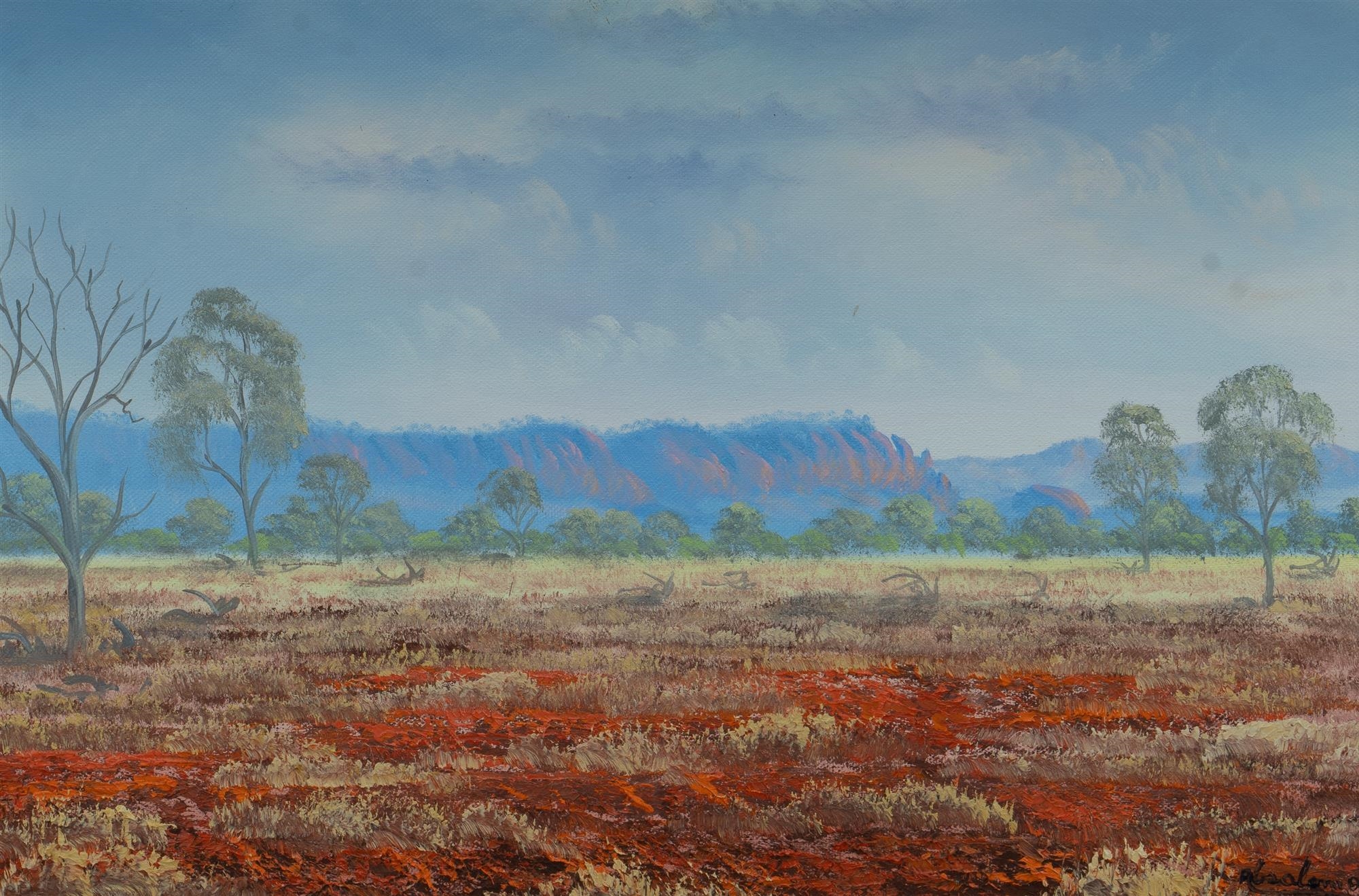 Jack Absalom | Landscape with Distant Range (1994) | MutualArt