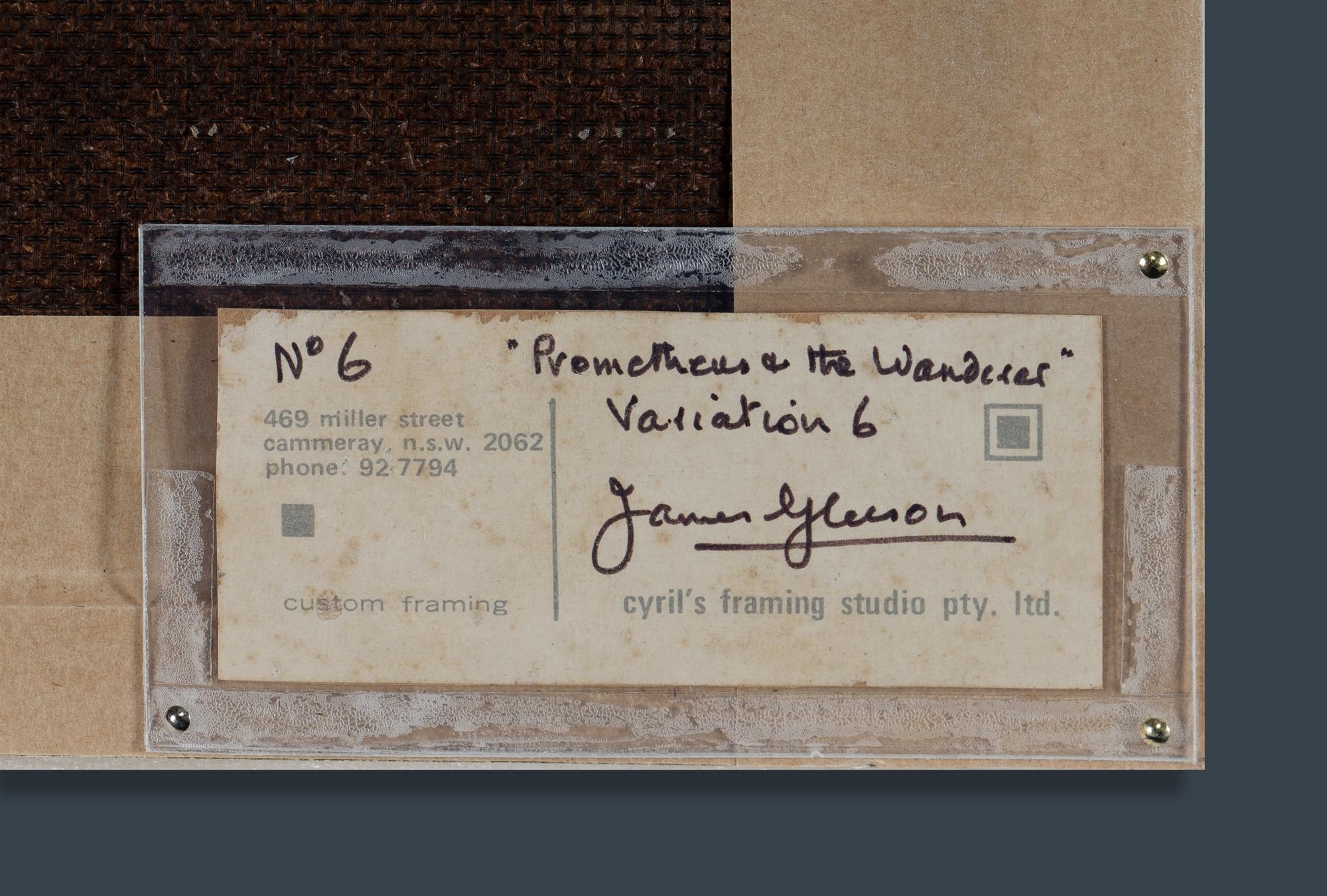 James Gleeson | Prometheus and The Wanderer (Variation 6) | MutualArt