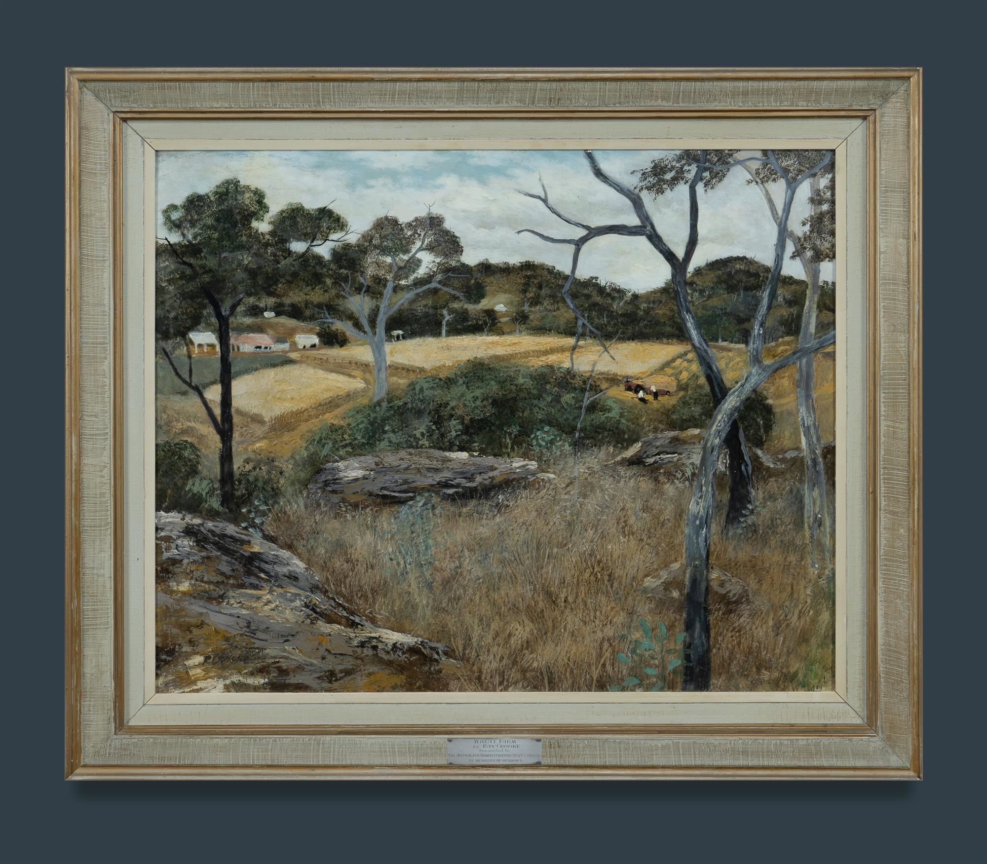 Ray Crooke | Wheat Farm [Victoria] (Circa 1959) | MutualArt