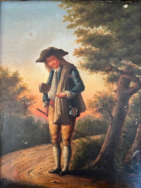 Henri Georges Breard | Young reader on a path | MutualArt